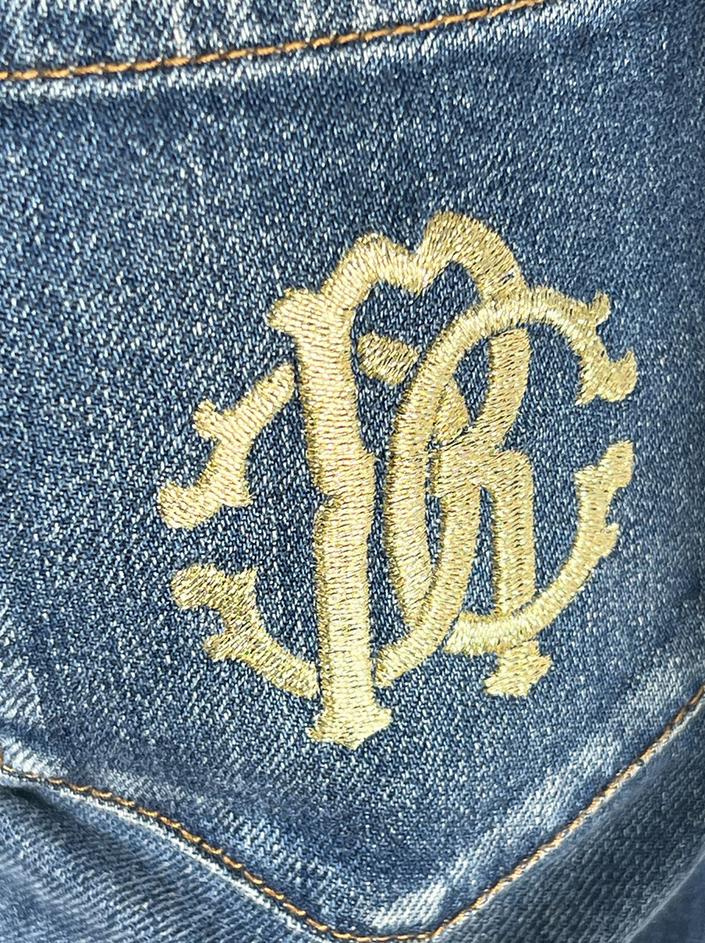 Calça Roberto Cavalli Jeans Azul - COSG27 Original | Etiqueta Única