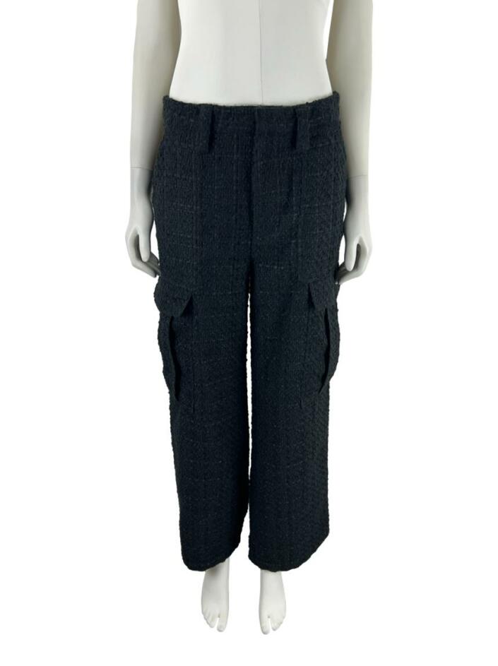 Calça Zara Tricot Preto - SS1663 Original | Etiqueta Única