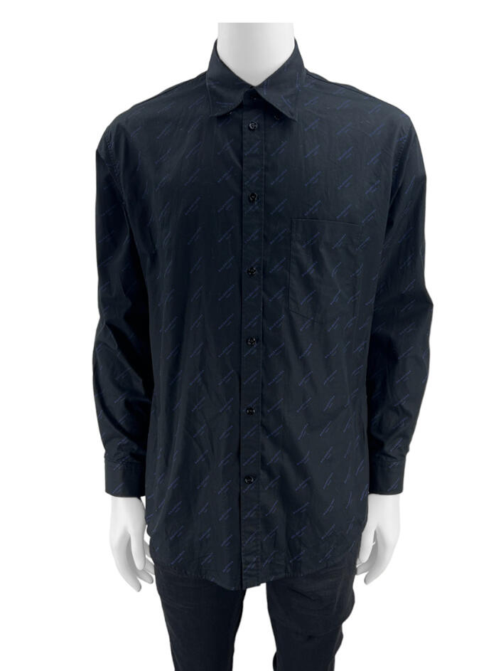 Camisa Balenciaga Logo Preta - CIGP5 Original | Etiqueta Única