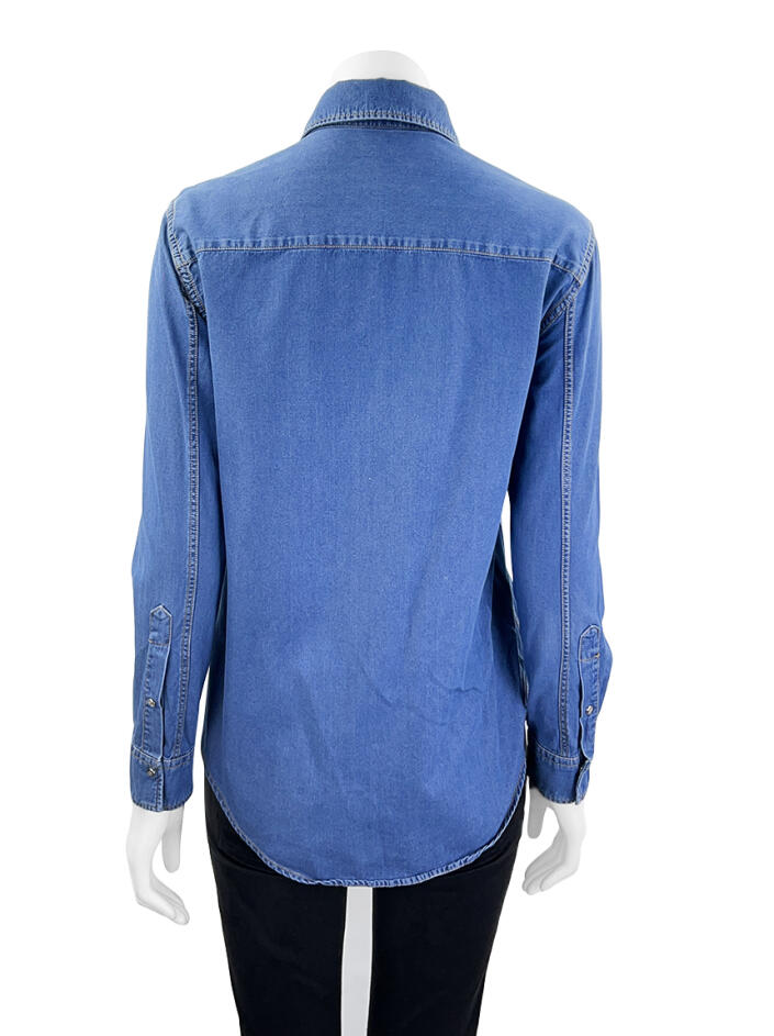 Camisa Carolina Herrera Jeans Azul - CANB72 Original | Etiqueta Única