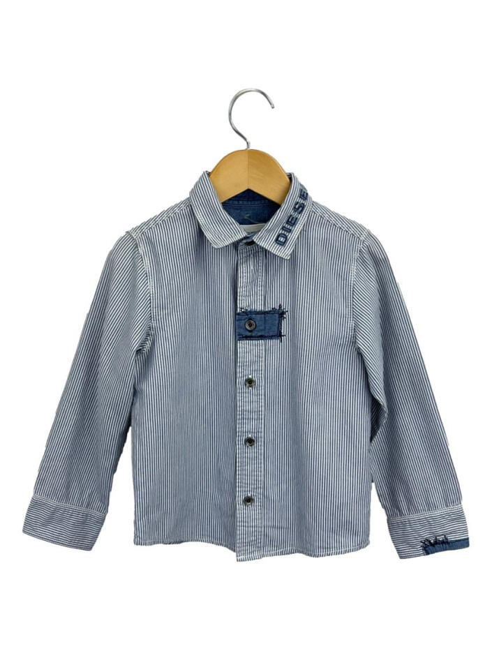Camisa Diesel Tecido Listrado - AK537 Original | Etiqueta Única