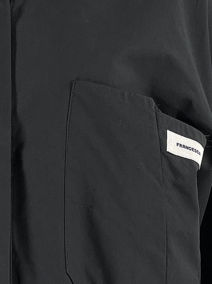 Camisa Francesca Tecido Preto - BISJ178 Original | Etiqueta Única