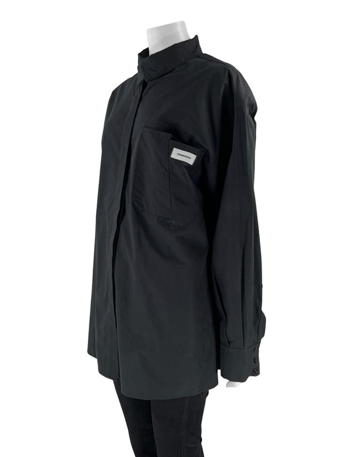 Camisa Francesca Tecido Preto - BISJ178 Original | Etiqueta Única