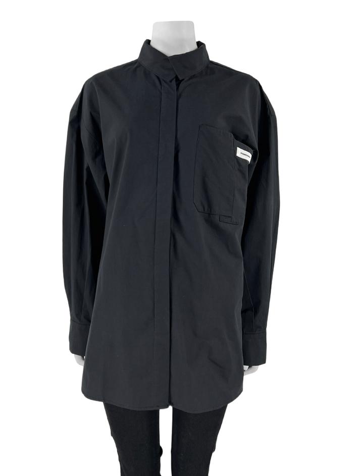 Camisa Francesca Tecido Preto - BISJ178 Original | Etiqueta Única