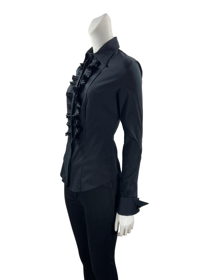 Camisa Versace Algodão Preto - DIV586 Original | Etiqueta Única