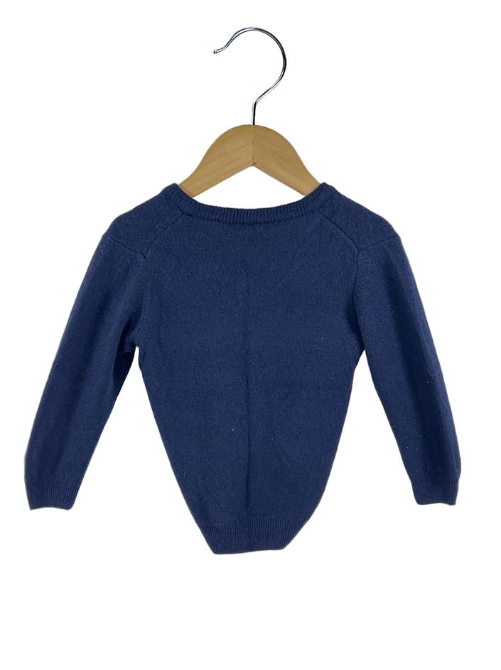 Cardigan Baroni Firenze Tecido Azul - CSPE338 Original | Etiqueta Única
