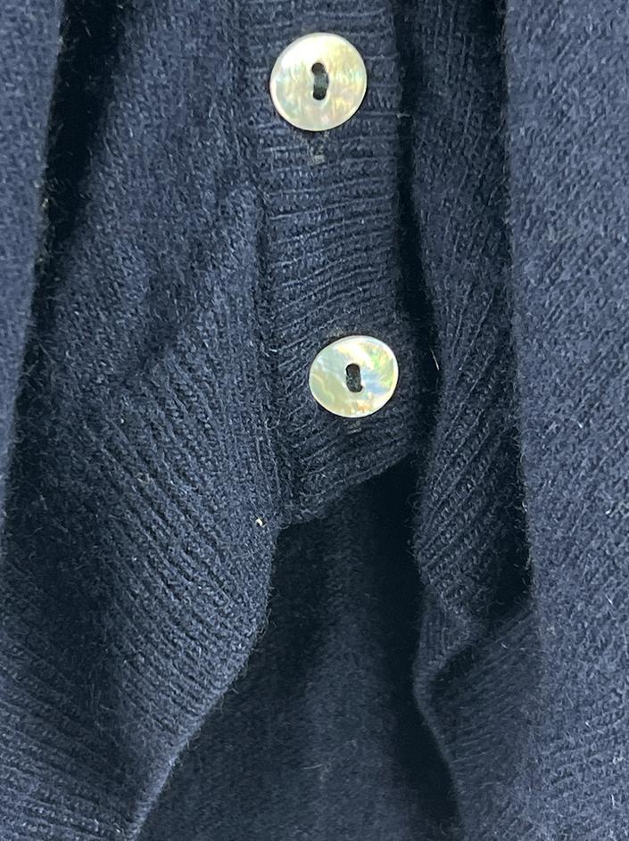Cardigan Baroni Firenze Tecido Azul - CSPE338 Original | Etiqueta Única