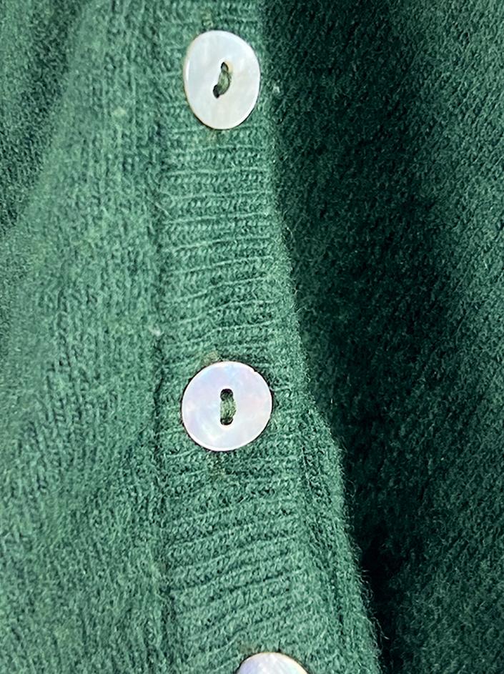 Cardigan Baroni Firenze Tecido Verde - CSPE303 Original | Etiqueta Única
