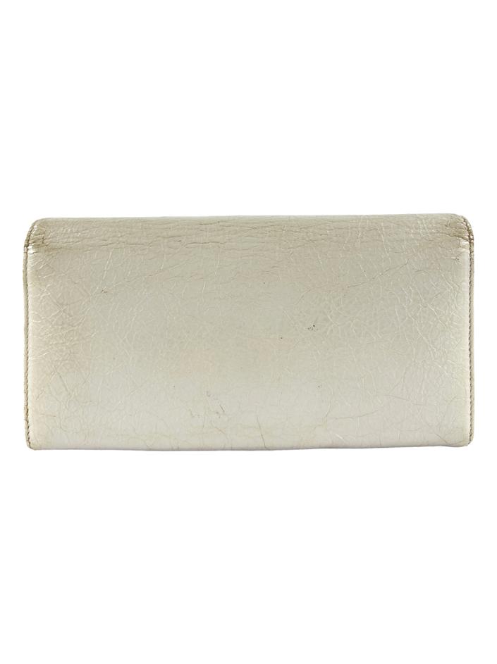 Carteira Balenciaga Continental Zip Around Agneau Branca - CZOA1 ...