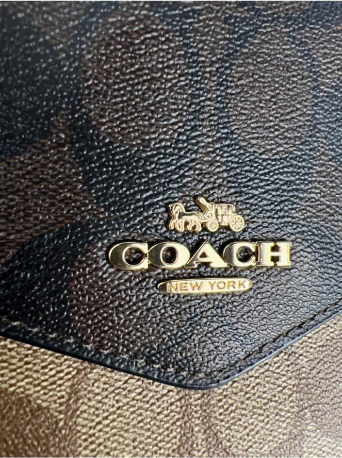 Carteira Coach Envelope Signature - CKMZ2 Original | Etiqueta Única