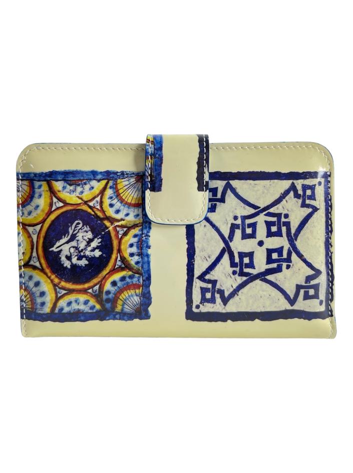 Carteira Dolce & Gabbana Verniz Majolica - DFSK1 Original | Etiqueta Única