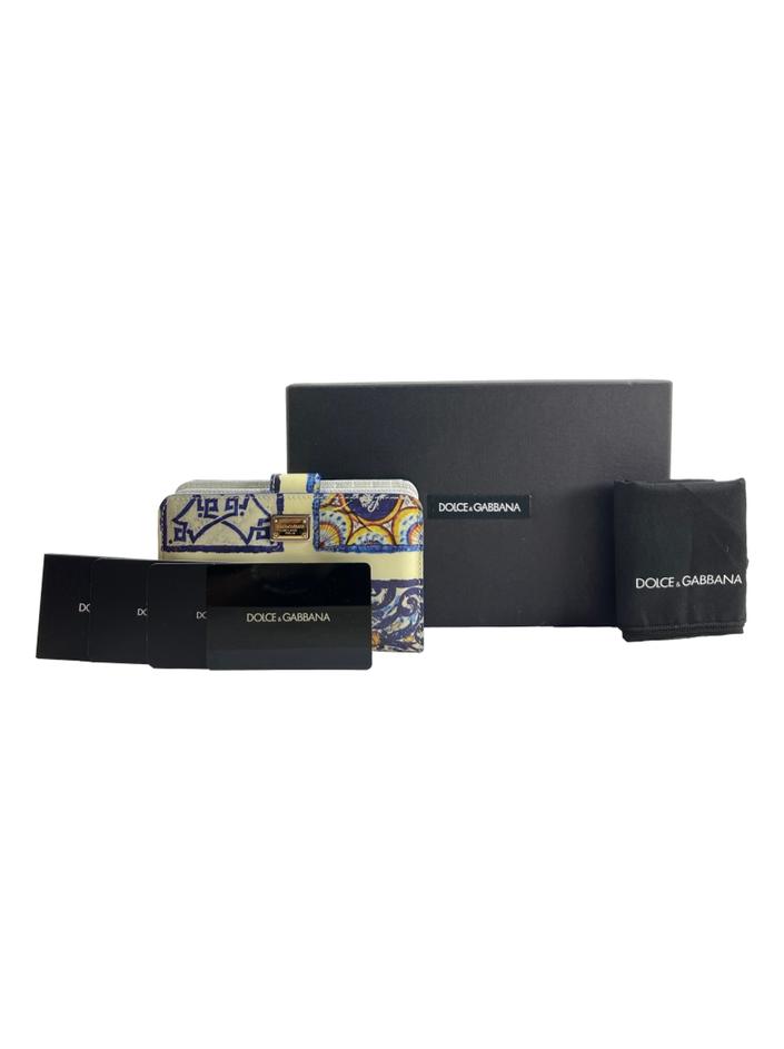 Carteira Dolce & Gabbana Verniz Majolica - DFSK1 Original | Etiqueta Única