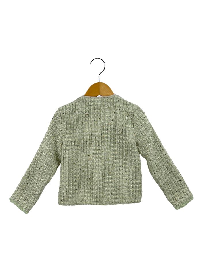 Casaco Aleha Tweed Verde - IGO131 Original | Etiqueta Única