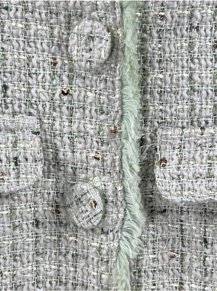 Casaco Aleha Tweed Verde - IGO131 Original | Etiqueta Única