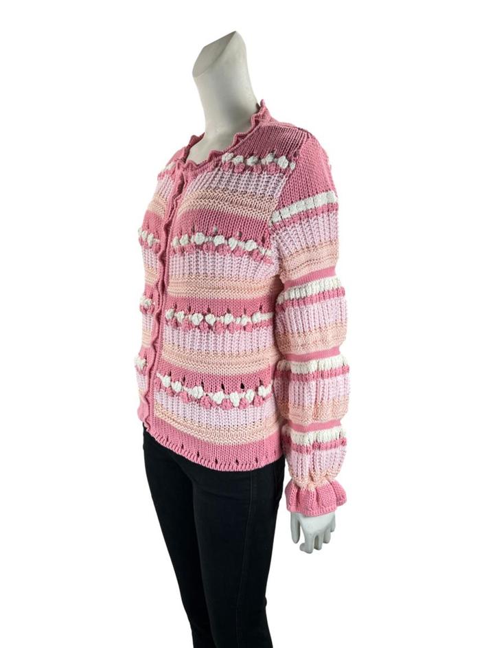 Casaco Carol Bassi Sabrina Rosa - LIS573 Original | Etiqueta Única