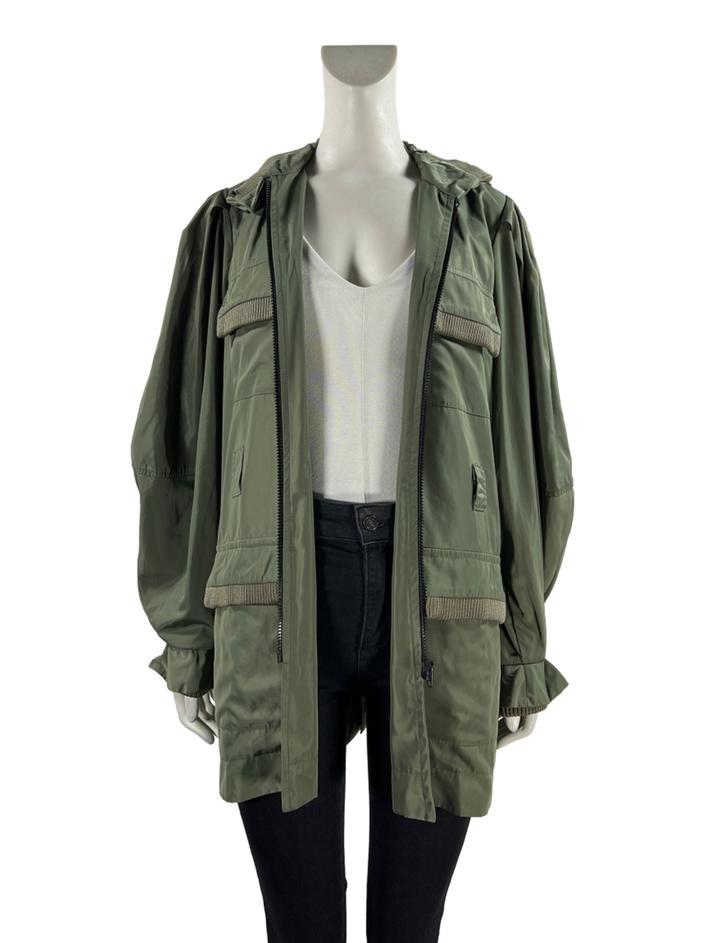 Casaco Iorane Tecido Verde Musgo - AVL42 Original | Etiqueta Única