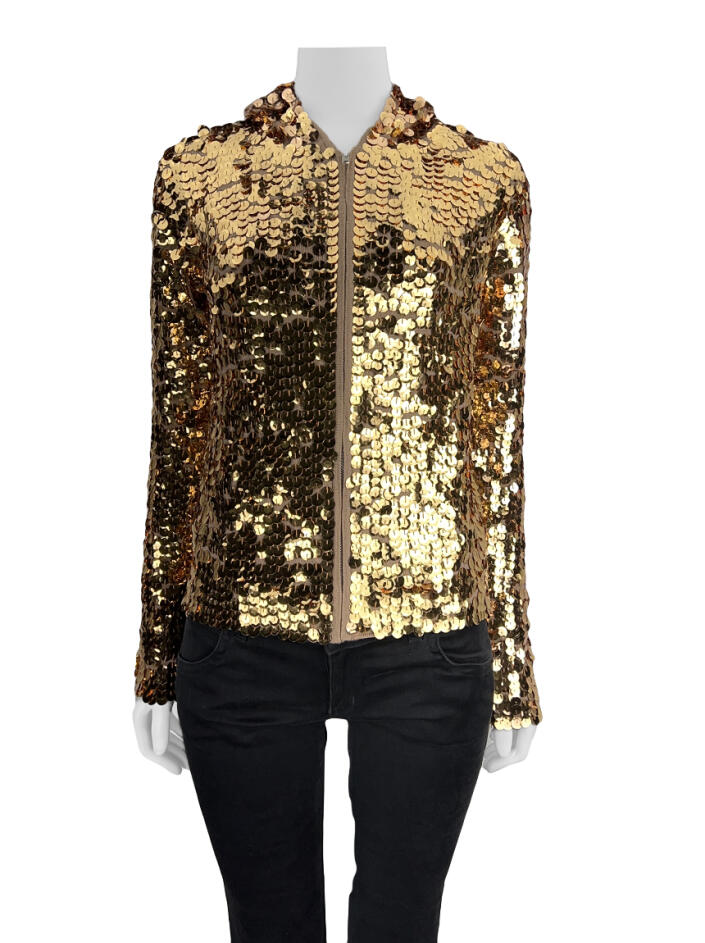Casaco NK Store Talie Paetês Dourado - EER27 Original | Etiqueta Única
