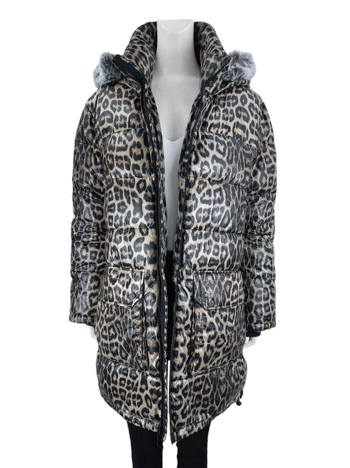 Casaco UGG Ozzy Mid-Length Puffer Animal Print - IRR555 Original ...