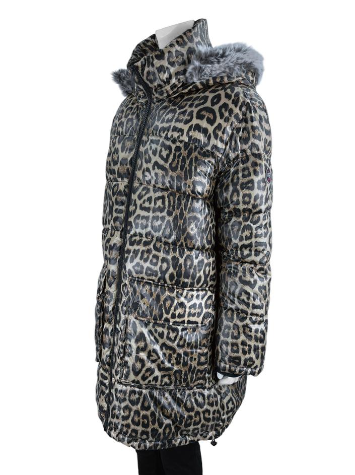 Casaco UGG Ozzy Mid-Length Puffer Animal Print - IRR555 Original ...