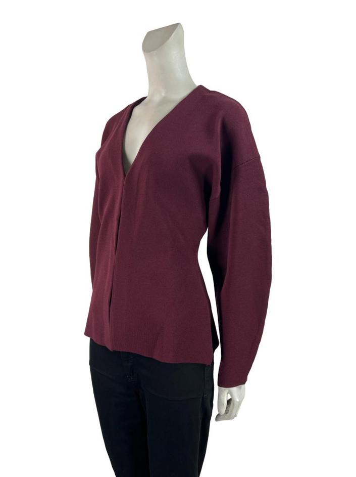 Casaco Zara Tricot Vinho - CVUH31 Original | Etiqueta Única