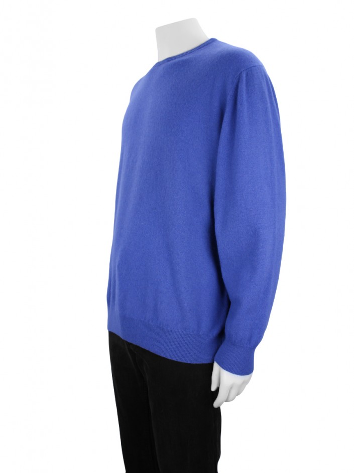 Suéter Loro Piana Cashmere Azul Masculino - GNM242 Original | Etiqueta ...
