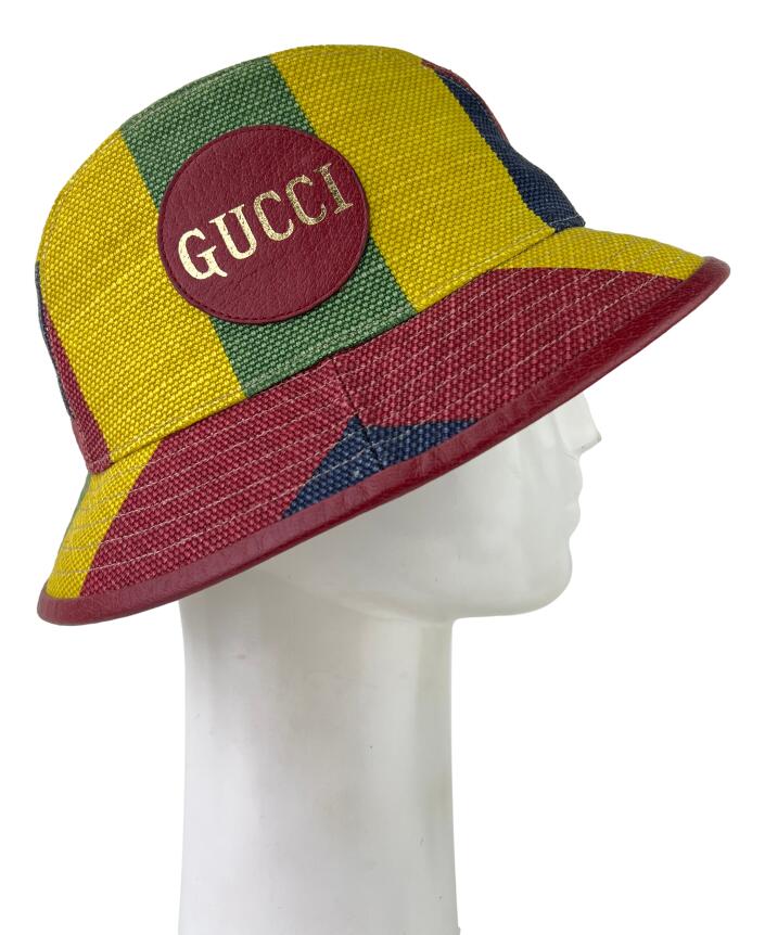 Chapéu Gucci Marley Stripe Baiadera Multicolor - MAS68 Original ...
