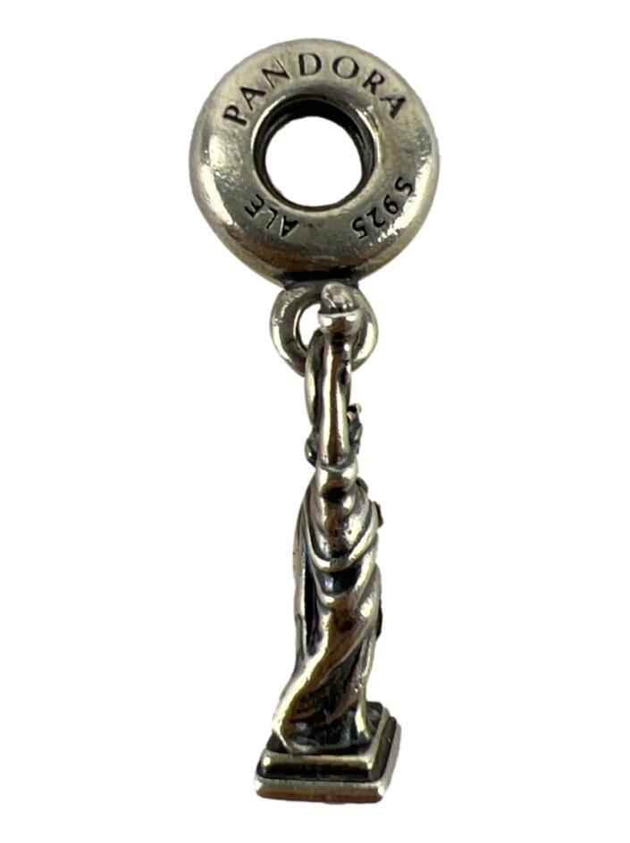 Charm Pandora Estátua da Liberdade Prata - BJFK9 Original | Etiqueta Única