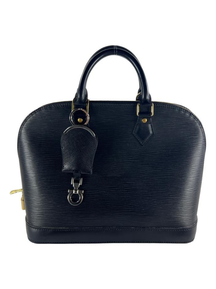 Chaveiro Salvatore Ferragamo Couro Preto - JKU589 Original | Etiqueta Única