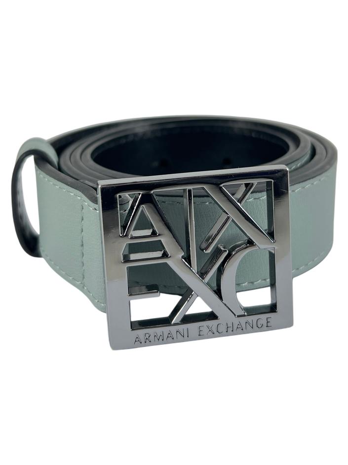 Cinto Armani Exchange Logo Verde - CRCY6 Original | Etiqueta Única