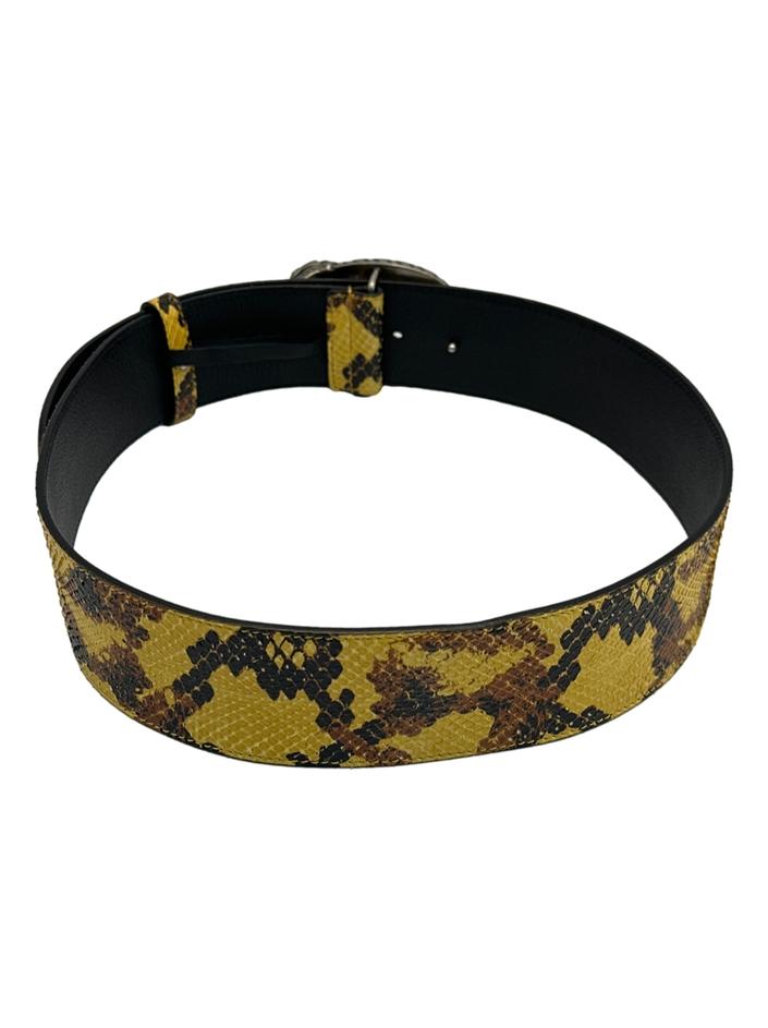 Cinto Gucci Dionysus Python - CWOX5 Original | Etiqueta Única