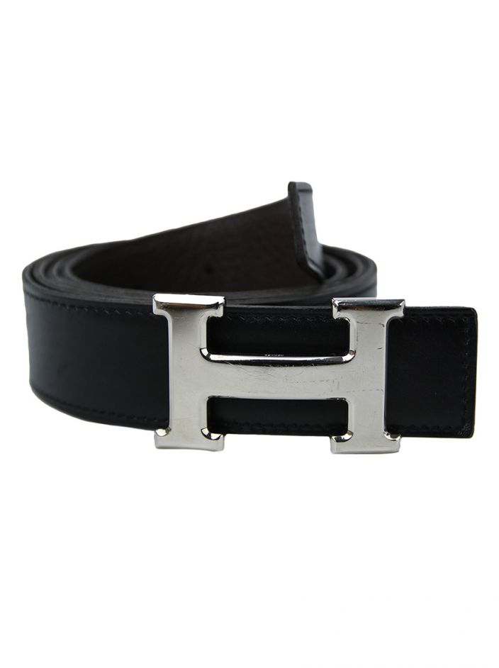 Cinto Hermès Couro Bicolor - VF405 Original | Etiqueta Única