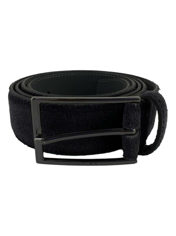 Cinto Hugo Boss Boss Calindo Camurça Azul - BIRP43 Original | Etiqueta ...