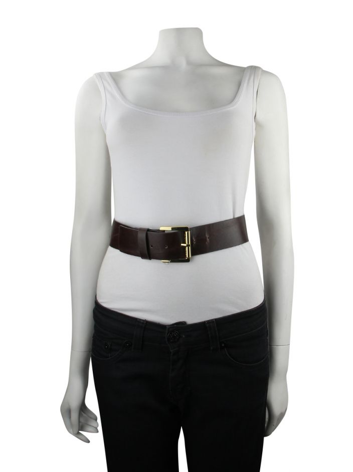 Cinto Michael Kors Couro Marrom - BHC13 Original | Etiqueta Única