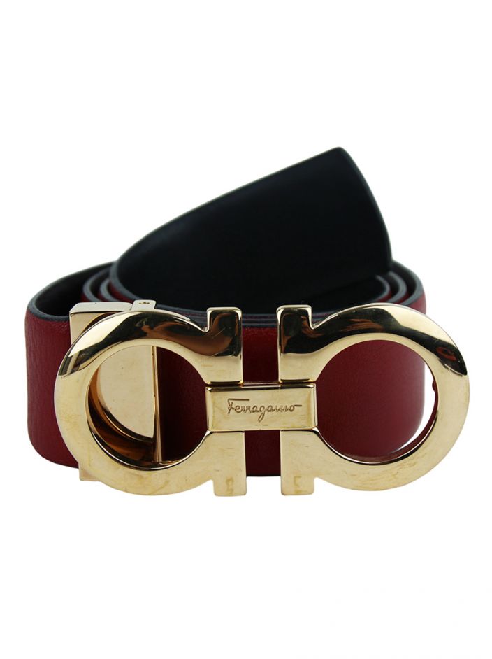 Cinto Salvatore Ferragamo Vermelho - AKM9 Original | Etiqueta Única