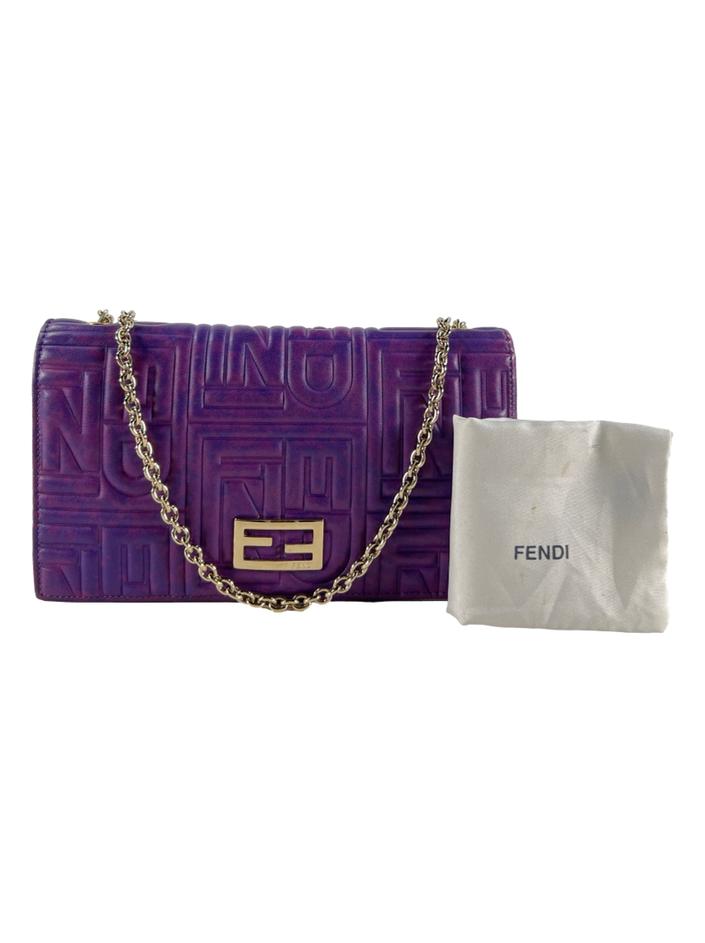 Clutch Fendi Wallet on Chain Embossed Roxo - DCJY1 Original | Etiqueta ...