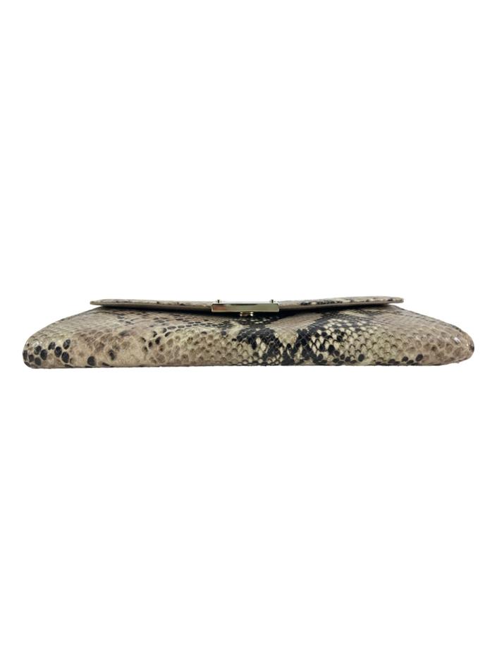 Clutch Jimmy Choo Chain Phyton - DAHM6 Original | Etiqueta Única