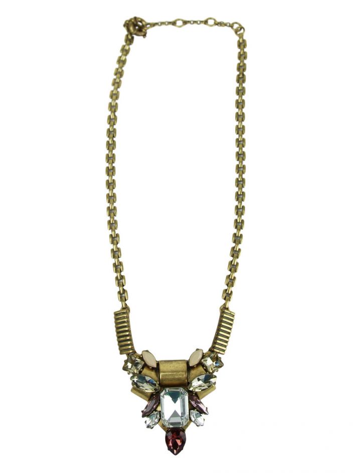 Colar J. Crew Corrente Dourado Original - AMX16 | Etiqueta Única