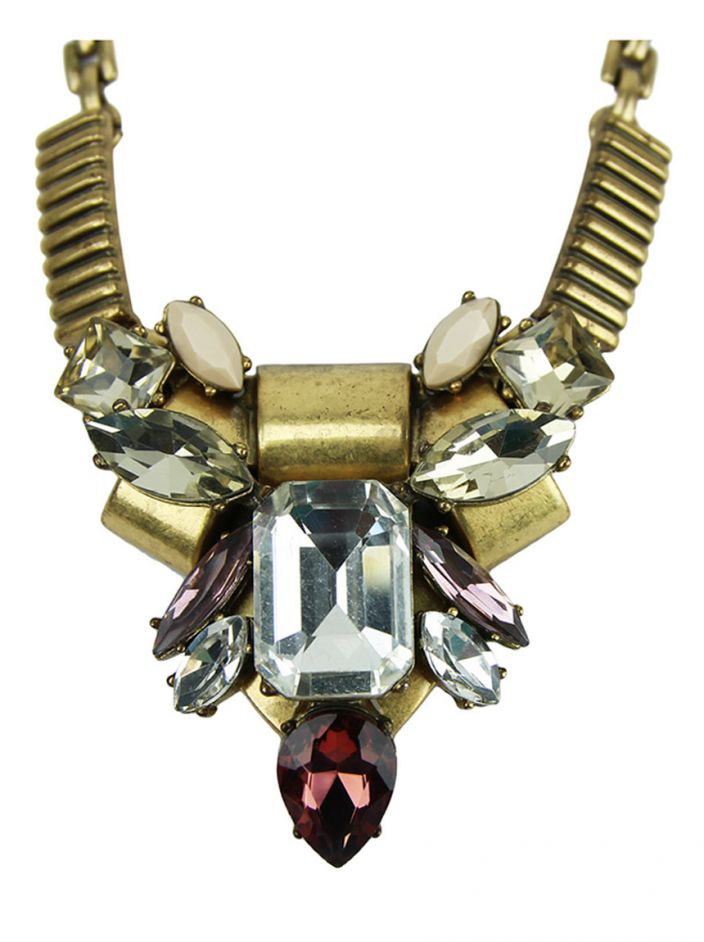 Colar J. Crew Corrente Dourado Original - AMX16 | Etiqueta Única