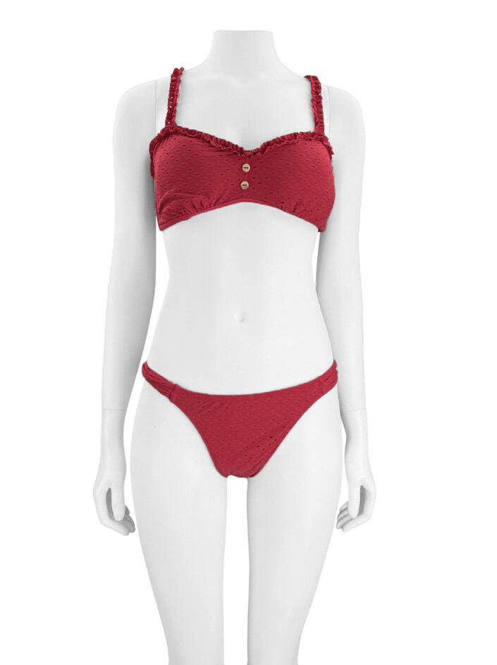 Conjunto Sofia Bikini Vermelho Original - LS319 | Etiqueta Única