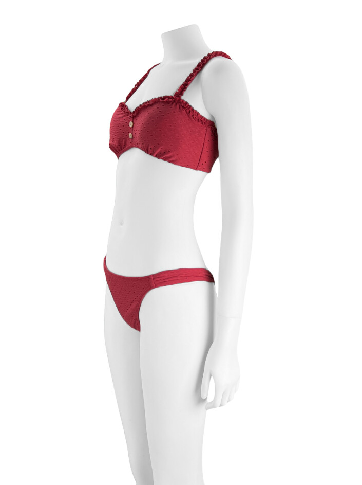 Conjunto Sofia Bikini Vermelho Original - LS319 | Etiqueta Única