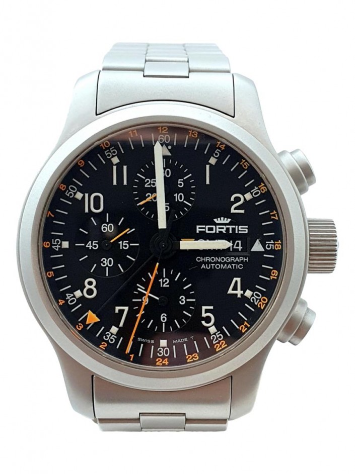 Relógio Fortis B42 Pilot Professional Chronograph GMT Automático ...