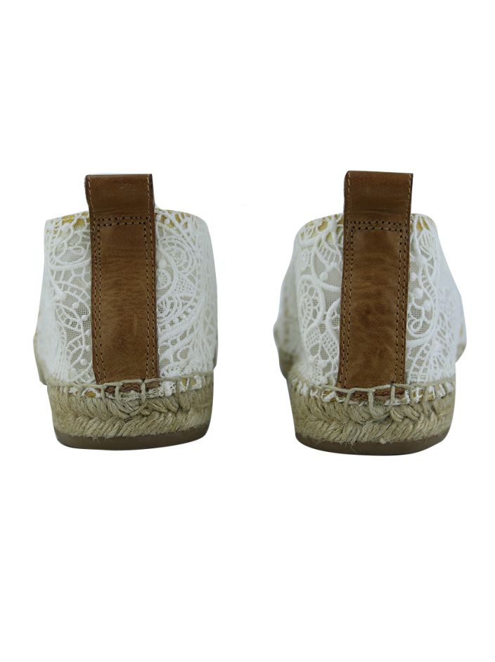 Espadrille Chloe Renda Branca Original - GYK4 | Etiqueta Única