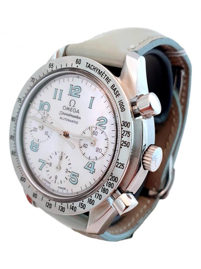 Relógio Omega Speedmaster Reduced Mother Of Pearl Dial Automático ...