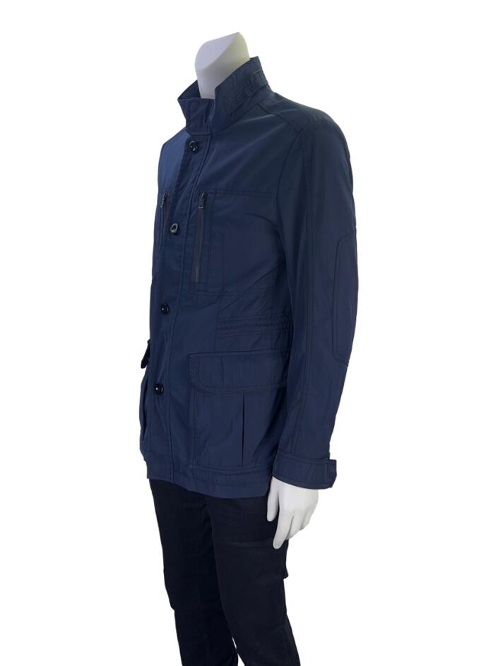 Jaqueta Hugo Boss Zip Azul - FTB19 Original | Etiqueta Única