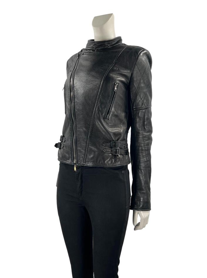 Jaqueta Joseph Couro Preta - CSPE250 Original | Etiqueta Única