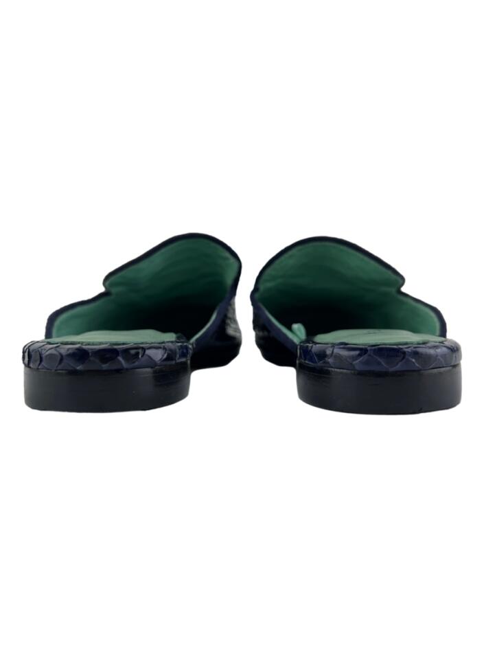 Loafer Blue Bird Python Azul - HTP894 Original | Etiqueta Única