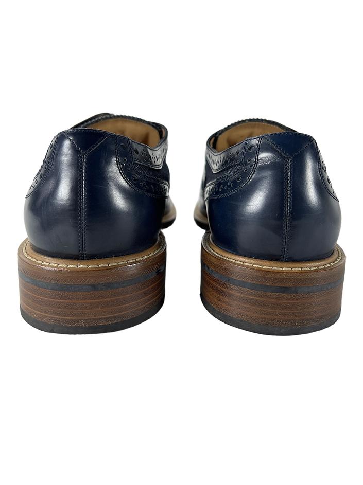 Loafer Louis Vuitton Derby Brogue Azul - ABCJ239 Original | Etiqueta Única