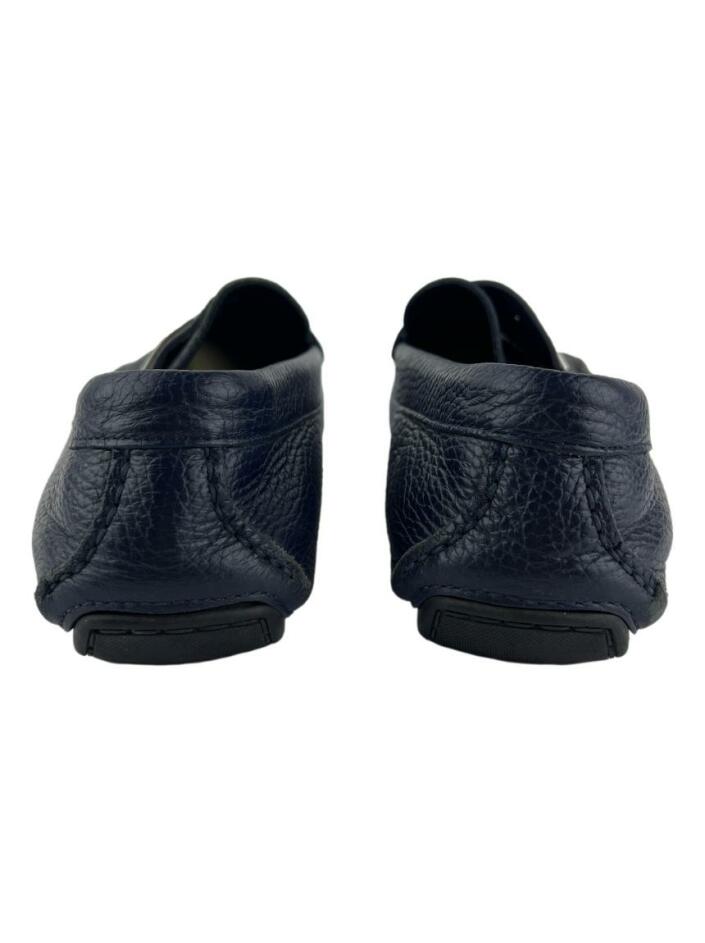 Mocassim Versace Couro Azul - CBDJ3 Original | Etiqueta Única