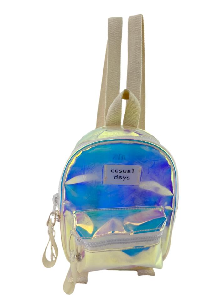 Mochila Zara Vinil Holográfico - RPX1146 Original | Etiqueta Única