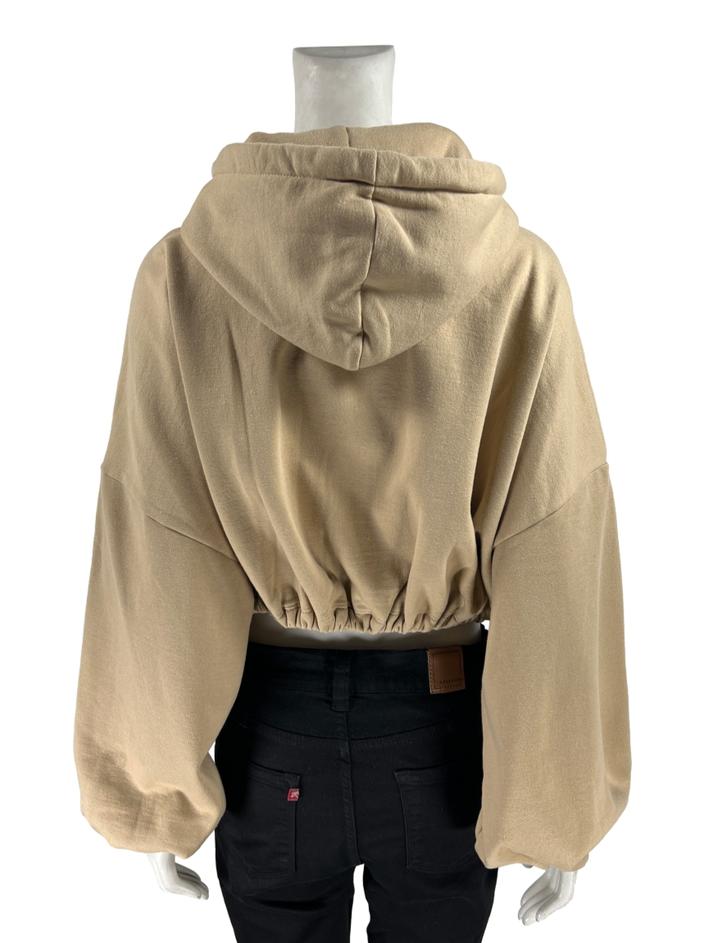 Moletom HoodMood Capuz Bege - QJB1223 Original | Etiqueta Única